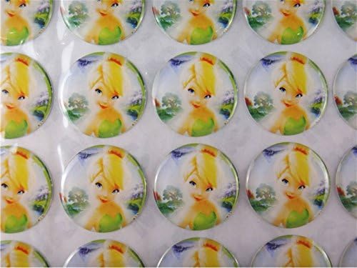 Amazon.com: 4 x Disney Tinkerbell Flat Back Self Adhesive Resin ...