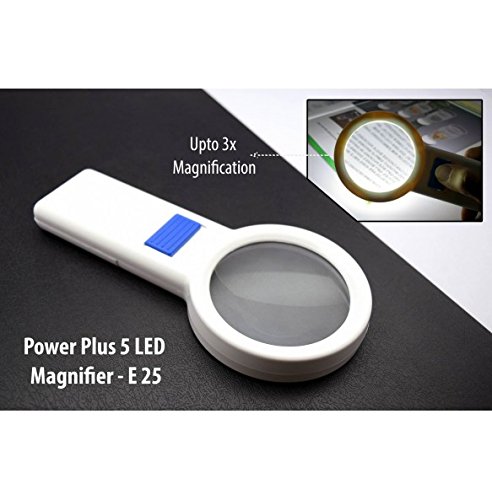 POWER PLUS 5 LED MAGNIFIER : Amazon.in: Computers & Accessories