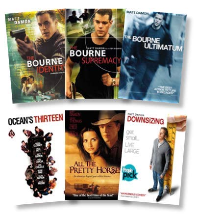 Amazon.com: Matt Damon 6-Film DVD Collection (The Bourne Identity / The ...