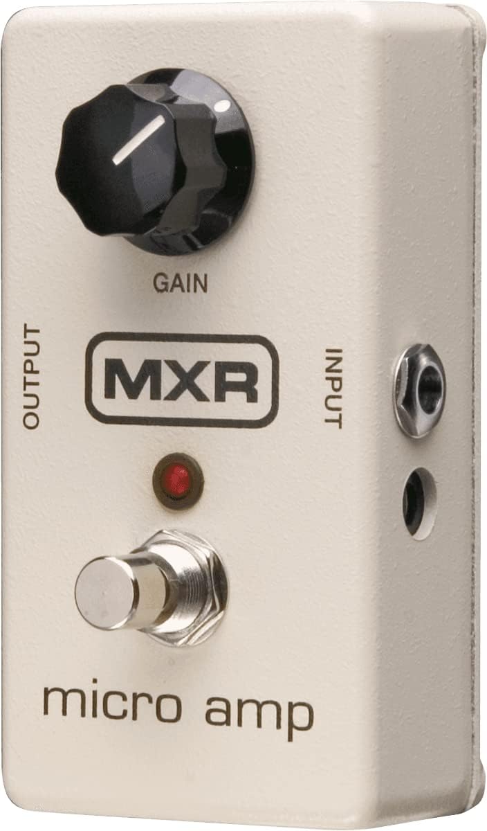 Jim Dunlop M133 MXR Micro Amp Pedal, White : Amazon.co.uk: Musical Instruments & DJ