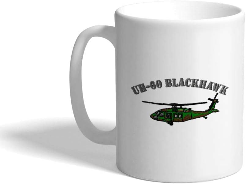 Amazon.com: Ceramic Funny Coffee Mug Coffee Cup Uh-60 Blackhawk ...