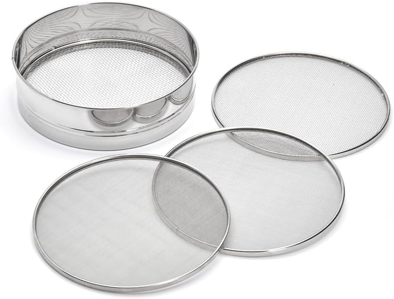 KitchenCraft Fine Mesh Tamis / Drum Sieve, Silver, 20.5 cm : Amazon.co ...
