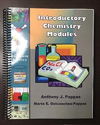 Amazon.com: Introductory Chemistry Modules: 9781506698564: Marta E ...
