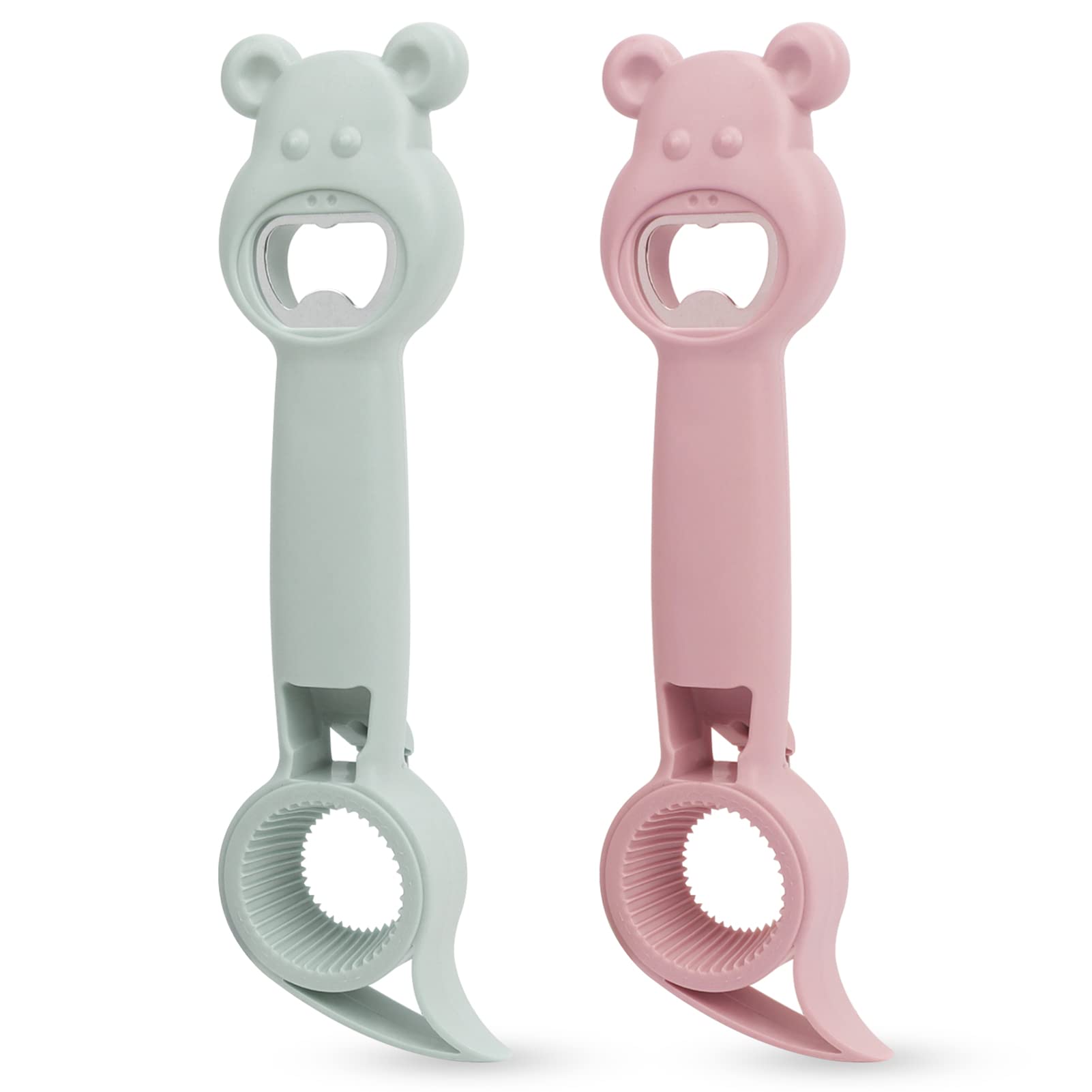 Amazon.com: FYY Cute Beer Bottle Opener 2 Pack Multifunction Bear ...