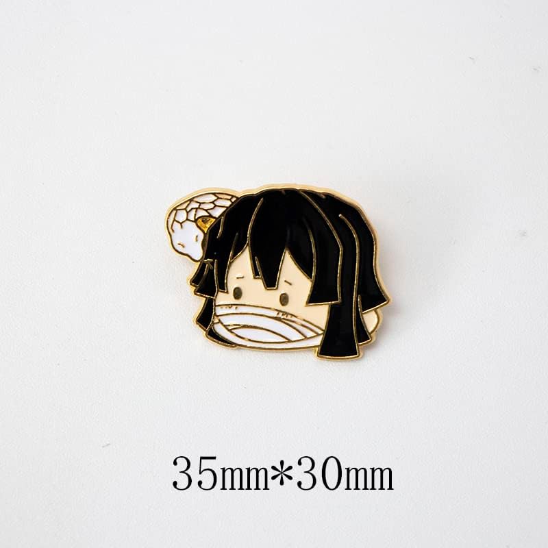 Amazon.com: Yannasa Demon Brooch Anime Cosplay Pins Slayer Mental Cute ...