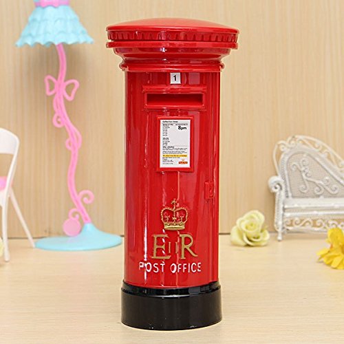 Amazon.com: Post Office Box Coin Piggy Bank Saving Money Storage Box ...