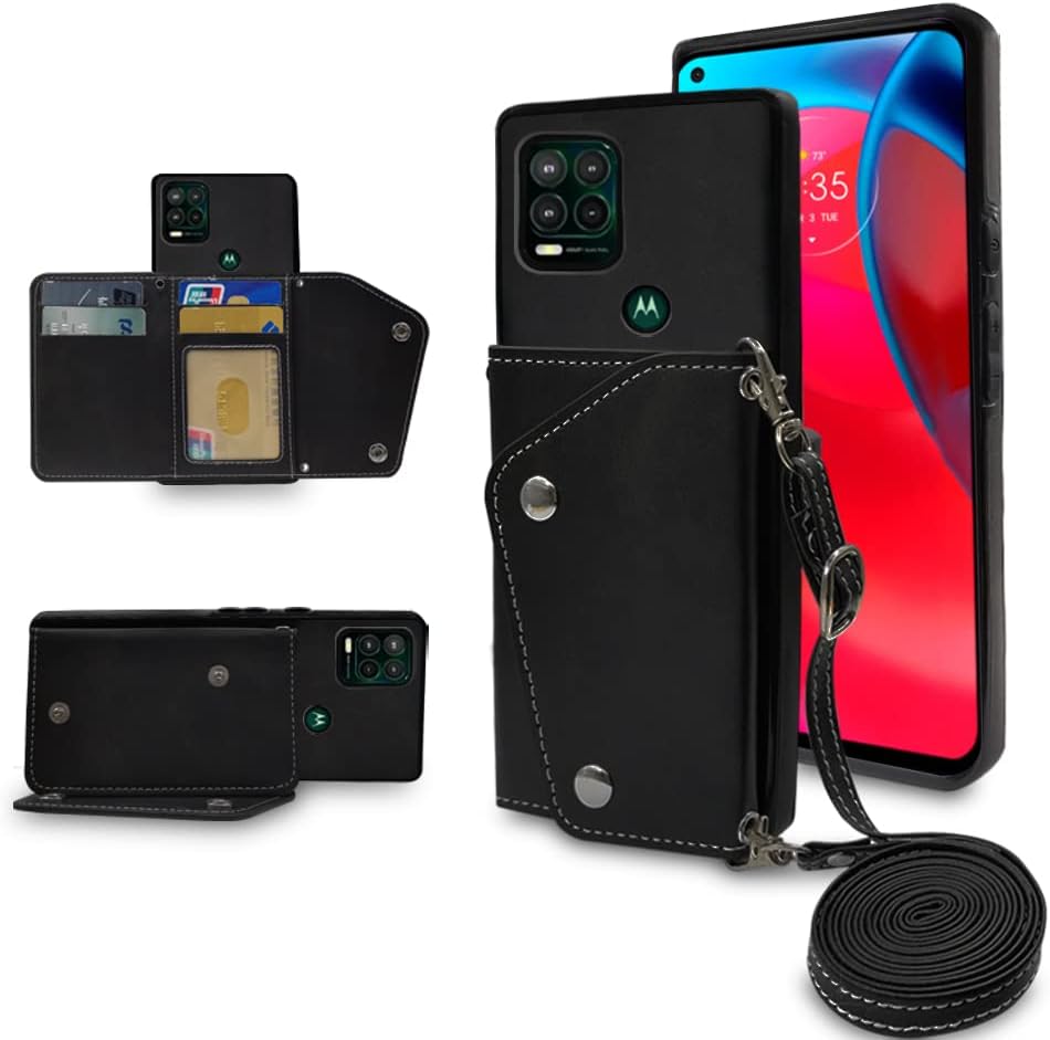 Amazon.com: Compatible with Moto G Stylus 5G 2021 Wallet Case with ...