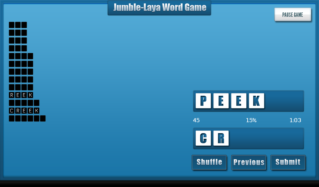 Word Jumble (Kindle Tablet Edition) - App on Amazon Appstore
