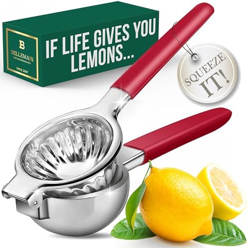 Amazon.com: LemonGutan Citrus Squeezer - Stainless Steel Manual Juicer ...