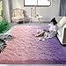 Amazon.com: DweIke Shag Area Rug, 5x8 Ft Light Purple Pink Rug Indoor Ultra Soft Plush Carpets ...