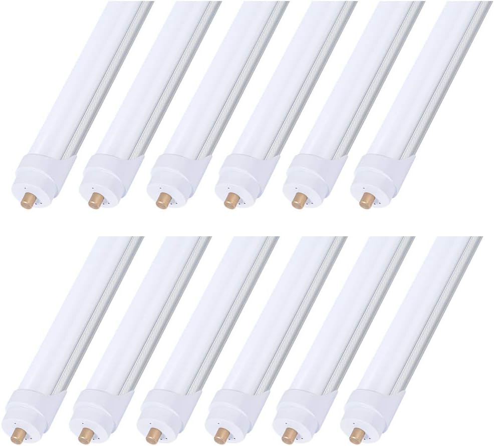 JESLED R17D/HO 8FT LED Bulbs, Rotate Tube Light Bulb 8 Foot, 5000K ...