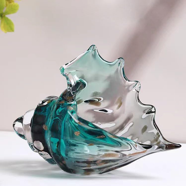 Amazon.com: JinShiY Glass Conch Shell, Blown Glass Conch, Hand Blown ...