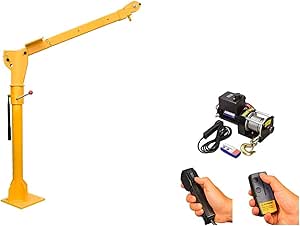 Hand Crank/Electric Vehicle-Mounted Household Crane 12v 24V 220v, Truck ...