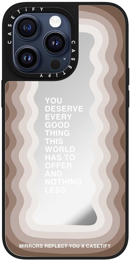 Amazon.com: CASETiFY Mirror Case for iPhone 15 Pro Max [Reflective / 4 ...