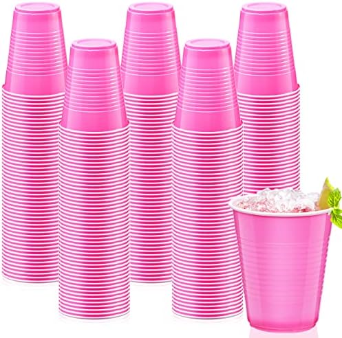 Amazon.com: Mimorou 200 Count Plastic Cups 16 oz Disposable Cups ...