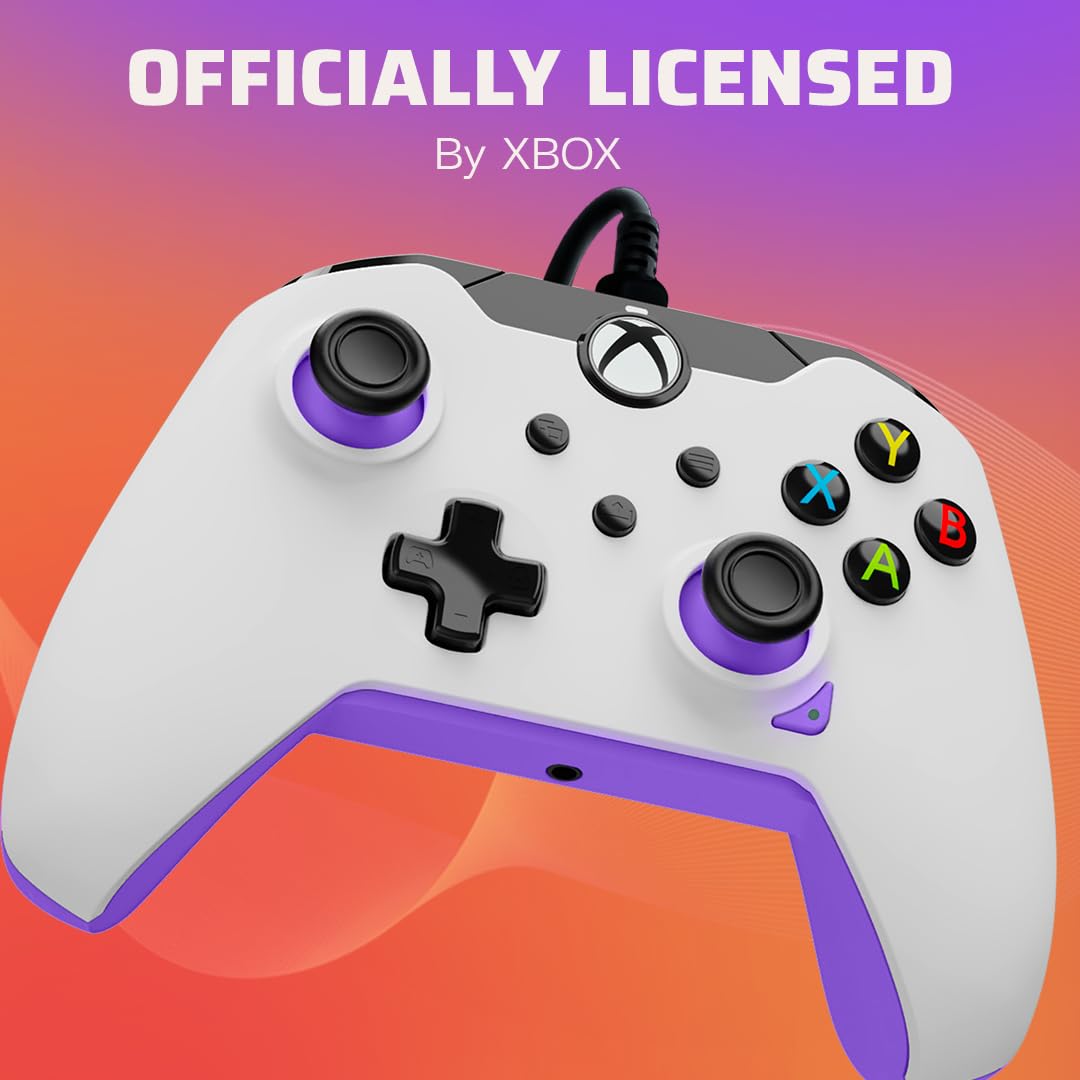 Snapklik.com : PDP Wired Controller: Kinetic White - Xbox Series XS