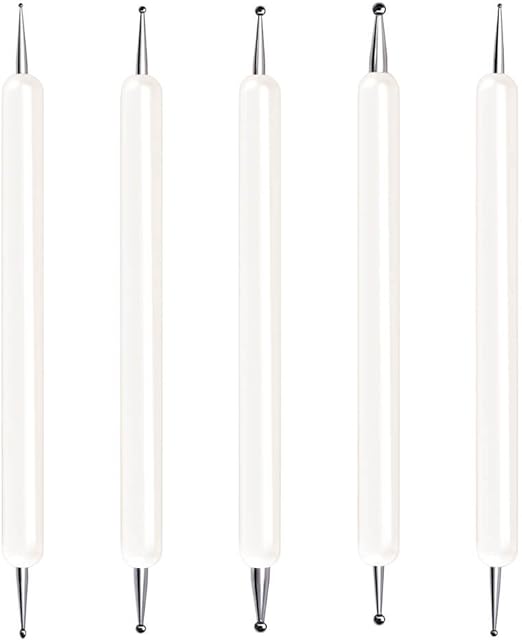 Selizo 5 Pcs Embossing Stylus Set with Different Size Double End ...
