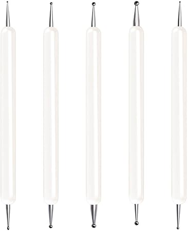 Selizo 5 Pcs Embossing Stylus Set with Different Size Double End ...