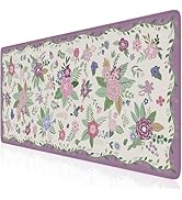 Amazon.com: HAOCOO Desk Matt for Desktop,Cute Mouse Pad, Floral Desk ...