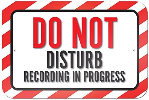 Amazon.com: Do Not Disturb Sign - Metal Sign- DJ Bedroom Work Office ...