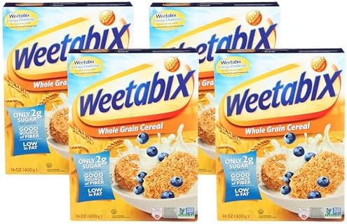 Amazon.com : Weetabix Whole Grain Cereal Biscuits, Non-GMO Project ...
