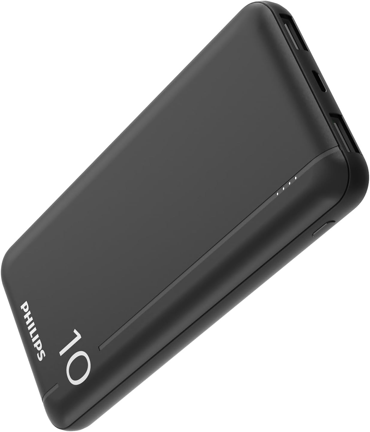 PHILIPS 10000mAh Power Bank 5V/2.1A with Dual USB A and USB-C Input ...
