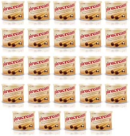 Amazon.com: Pirucream Rolled Wafers with Chocolate Hazelnut, Organic ...