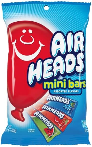 Amazon.com : AIrheads Mini Bars Assorted flavors NET WT 3.62 OZ (102 g ...