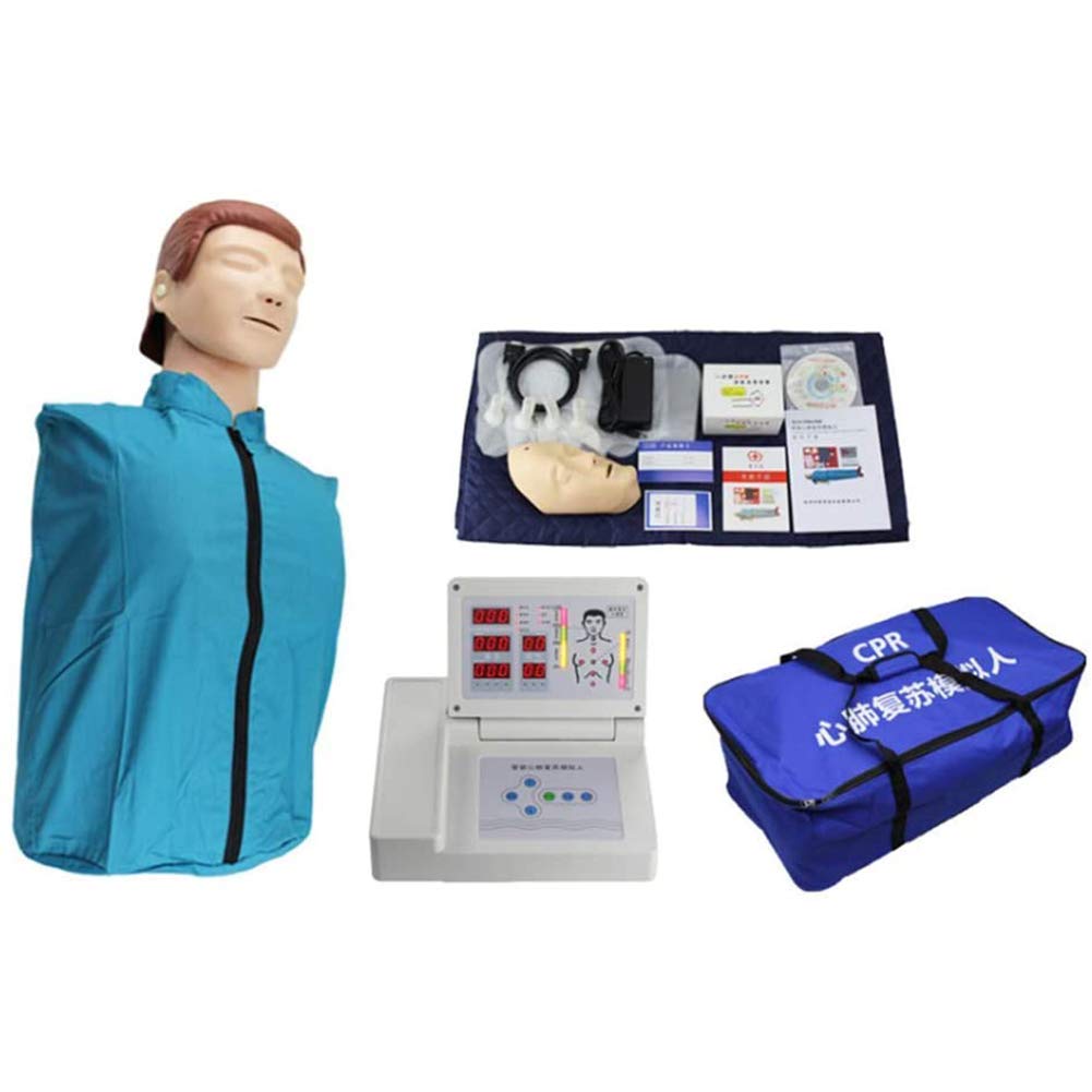 Buy WLKQ Professional Half Body CPR First Aid Training Manikin - Cardio ...