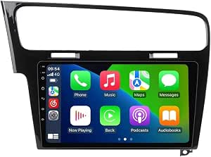 Amazon.com: Radio Stereo for VW Golf 7 MK7 2013-2018 Black, Biorunn ...