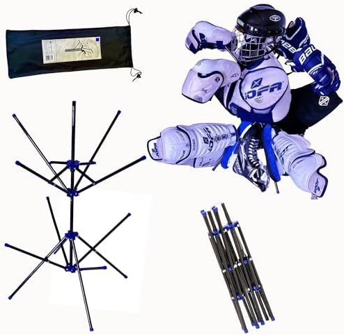 Amazon.com: Hockey Gear Drying Rack - Heavy Duty Aluminum Collapsible ...