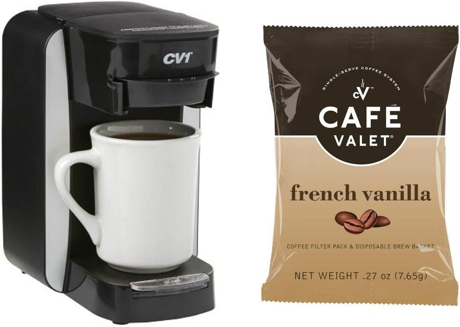 Amazon.com: Café Valet Single Serve Coffee Maker With Individually ...