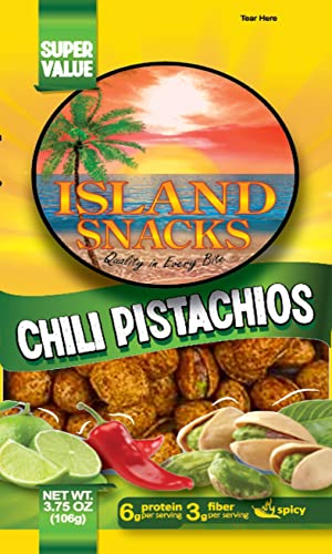 Snapklik.com : Island Snacks Chile Lemon Pistachios