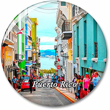 Amazon.com: Puerto Rico Map Magnet, Travel Souvenir Magnetic Decal, 5 ...