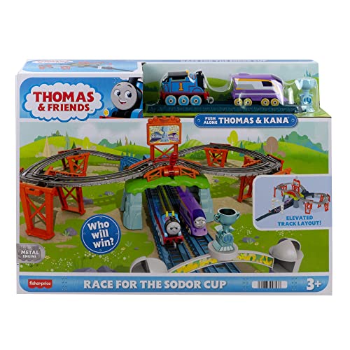 Fisher-Price Thomas & Friends - Thomas & Kana Push-along Train & Track ...