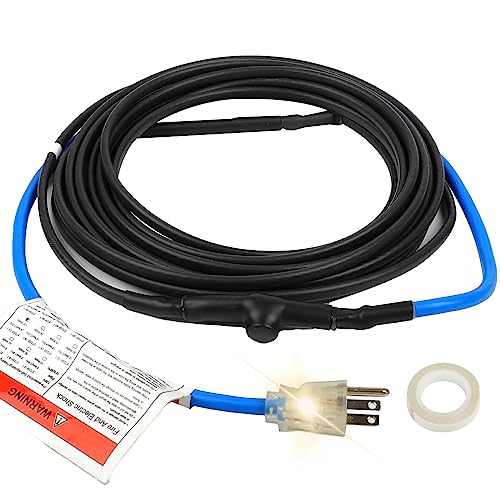 Snapklik.com : TOPDURE 120V 3FT Self-Regulating Pre-assembled Water ...