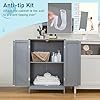 Amazon.com: Giantex Storage Cabinet with Doors and Shelves ...