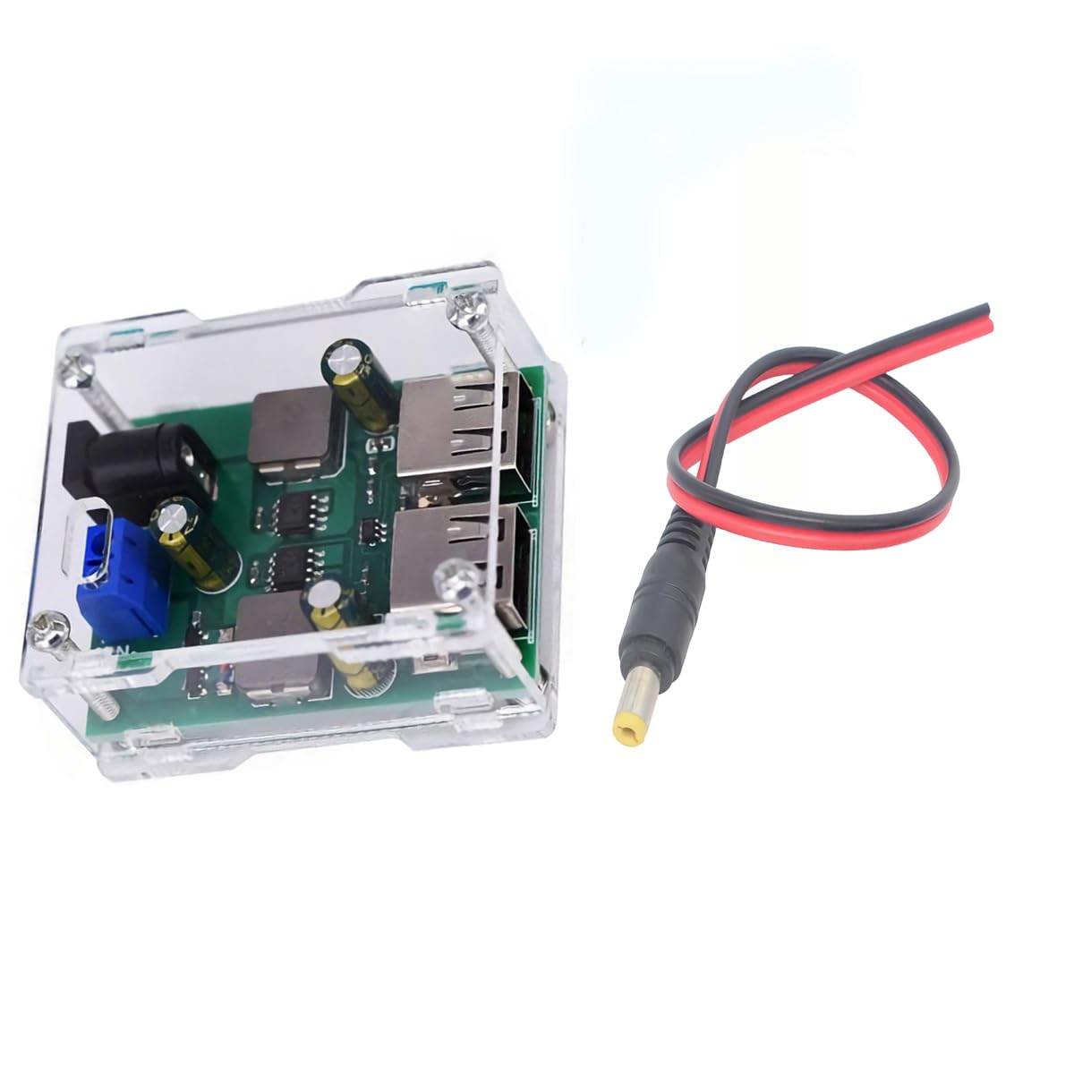 Amazon.com: DC12V to 5V Power Converter Module,DC6V9V12V24V-5V 2.5A ...