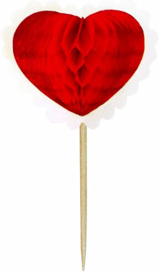 Amazon.com: Wilton Honeycomb Heart Pix, 12-Count: Cupcake Wrappers ...