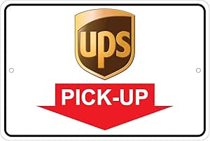 Amazon.com : Shipping Pick Up Location Sign 8"x12" Aluminum Sign ...