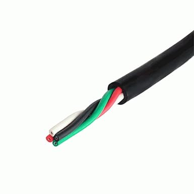 Amazon | 太陽ケーブルテック(太陽・冨士) 2PNCT 8sq 4芯 600V耐圧 クロロプレンゴムキャブタイヤケーブル (8mm 4c) (切り売り 1m～) SD | 多芯ケーブル ...