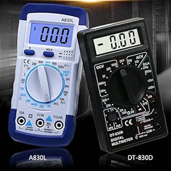 DT-830B Digital Multimeter LCD Display with AC/DC Current Voltage ...