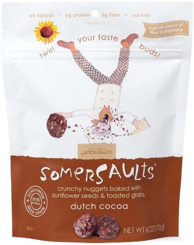 Amazon.com : Somersaults, Dutch Cocoa Sunflower Nuggets, 12/6 Oz by ...