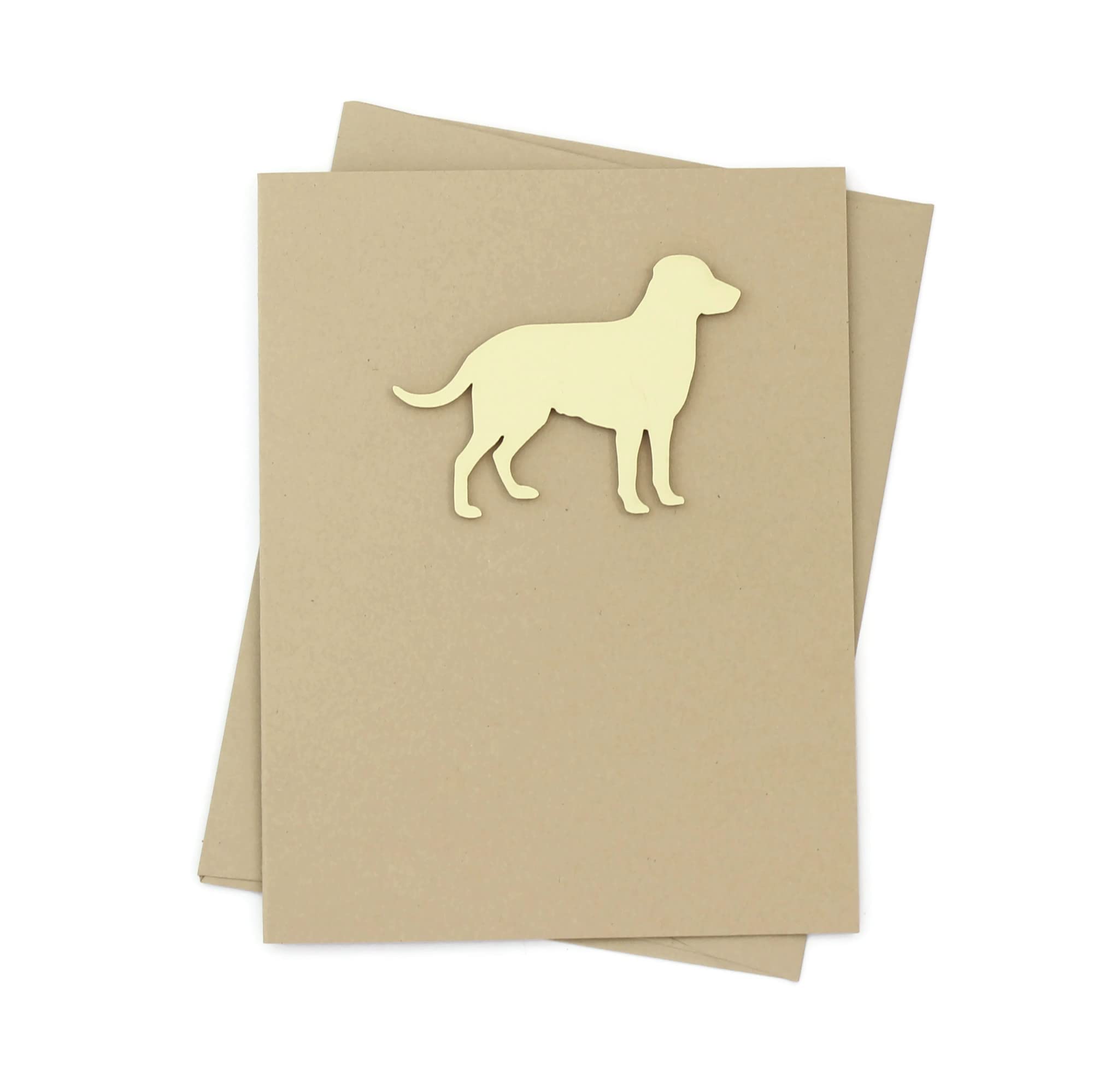 Snapklik.com : Yellow Labrador Retriever Single Blank Greeting Card ...