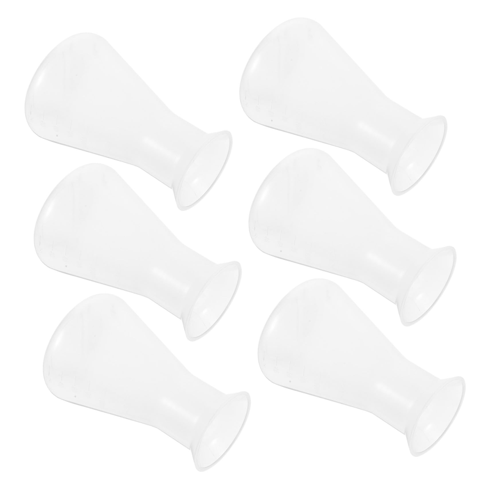 Snapklik.com : 6pcs Laboratory Flask Graduated Flask 100ml Conical ...
