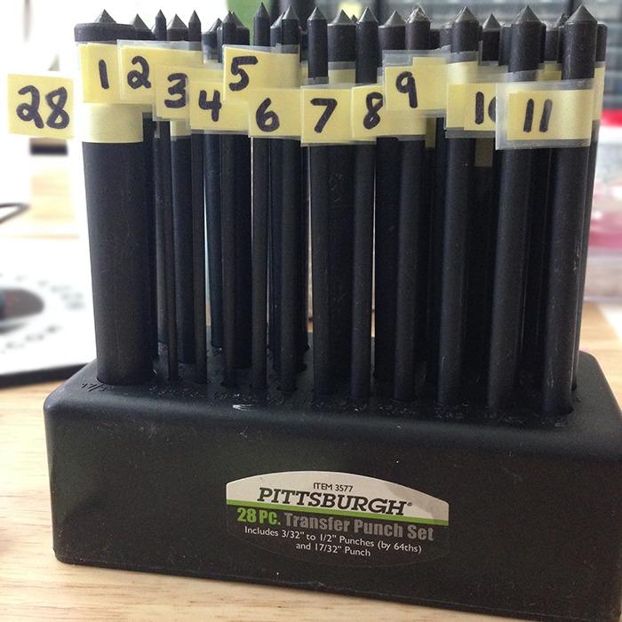 28 Piece Transfer Punch Set - Hand Tool Transfer Punches - Amazon.com