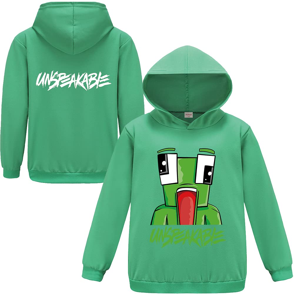 Unspeakable Merch Kids Hoodie For Boys And Girls Two Prints ...