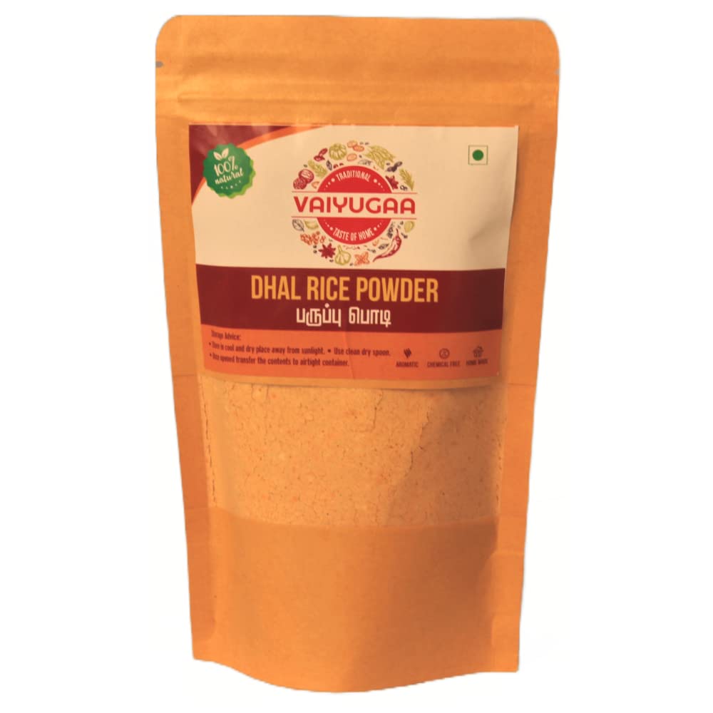 Buy Vaiyugaa Dal Rice Powder 200grams - Paruppu Podi for Rice | Dal ...