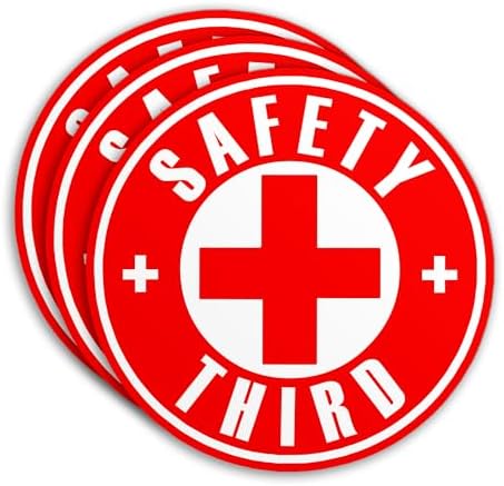 Amazon.com: Stickers 20 Pcs Per Pack Safety Vinyl 3rd Waterproof ...