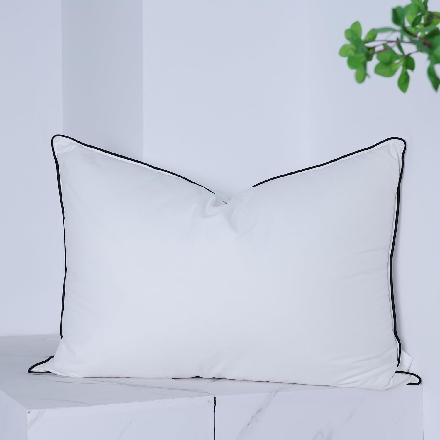 Amazon.com: HYVIF Luxury Down Fiber Pillow - Soft Down Fiber Pillows ...